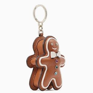 kate spade | Accessories | Nwt Kate Spade Gingerbread Man Leather Key ...